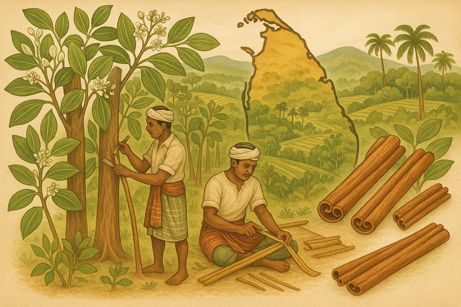 The Story of Ceylon Cinnamon Cultivation in Sri Lank – Organic Spice Shop